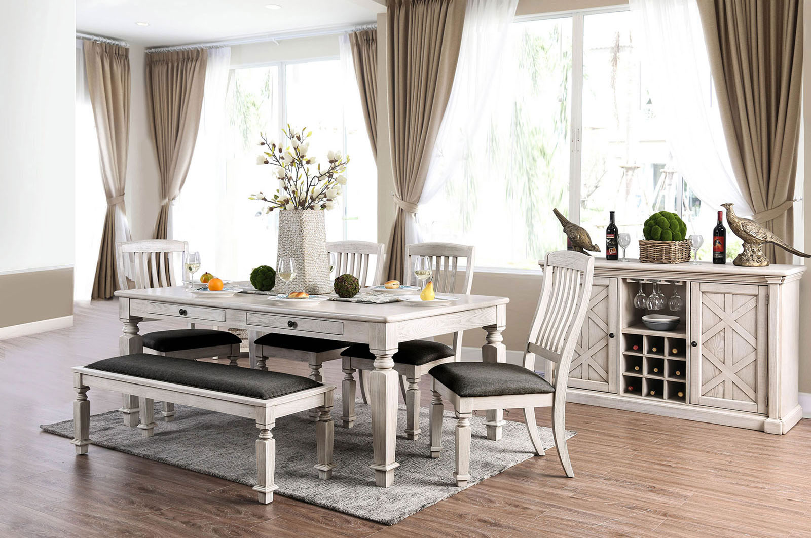 liquidationspots.com: 7 Pc. Dining Table Set