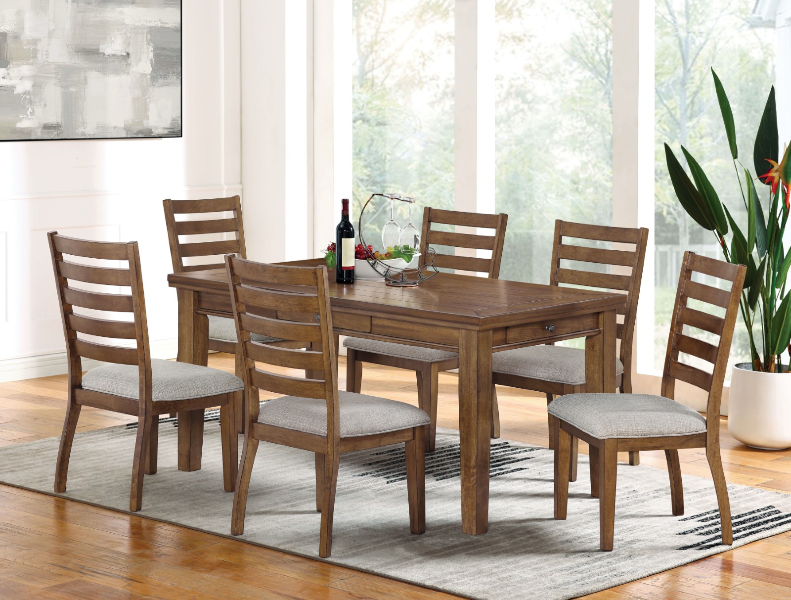 liquidationspots.com: 7 Pc. Dining Table Set