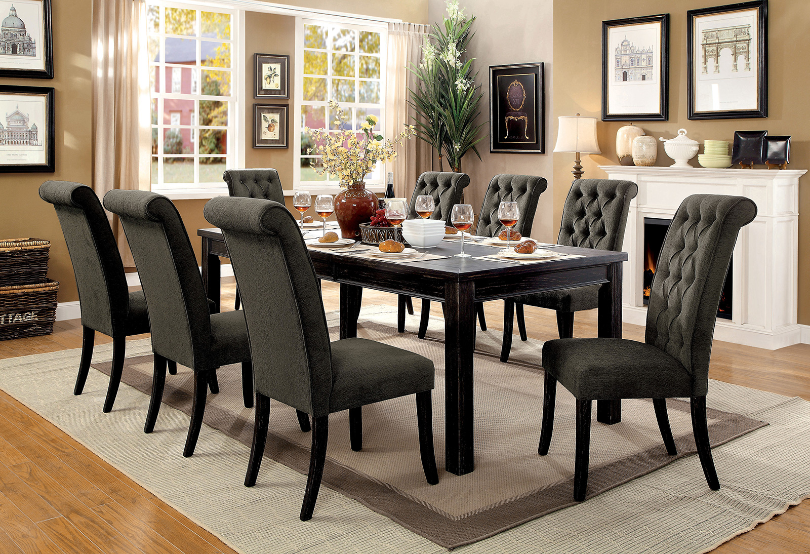 liquidationspots.com: 9 Pc. Dining Table Set
