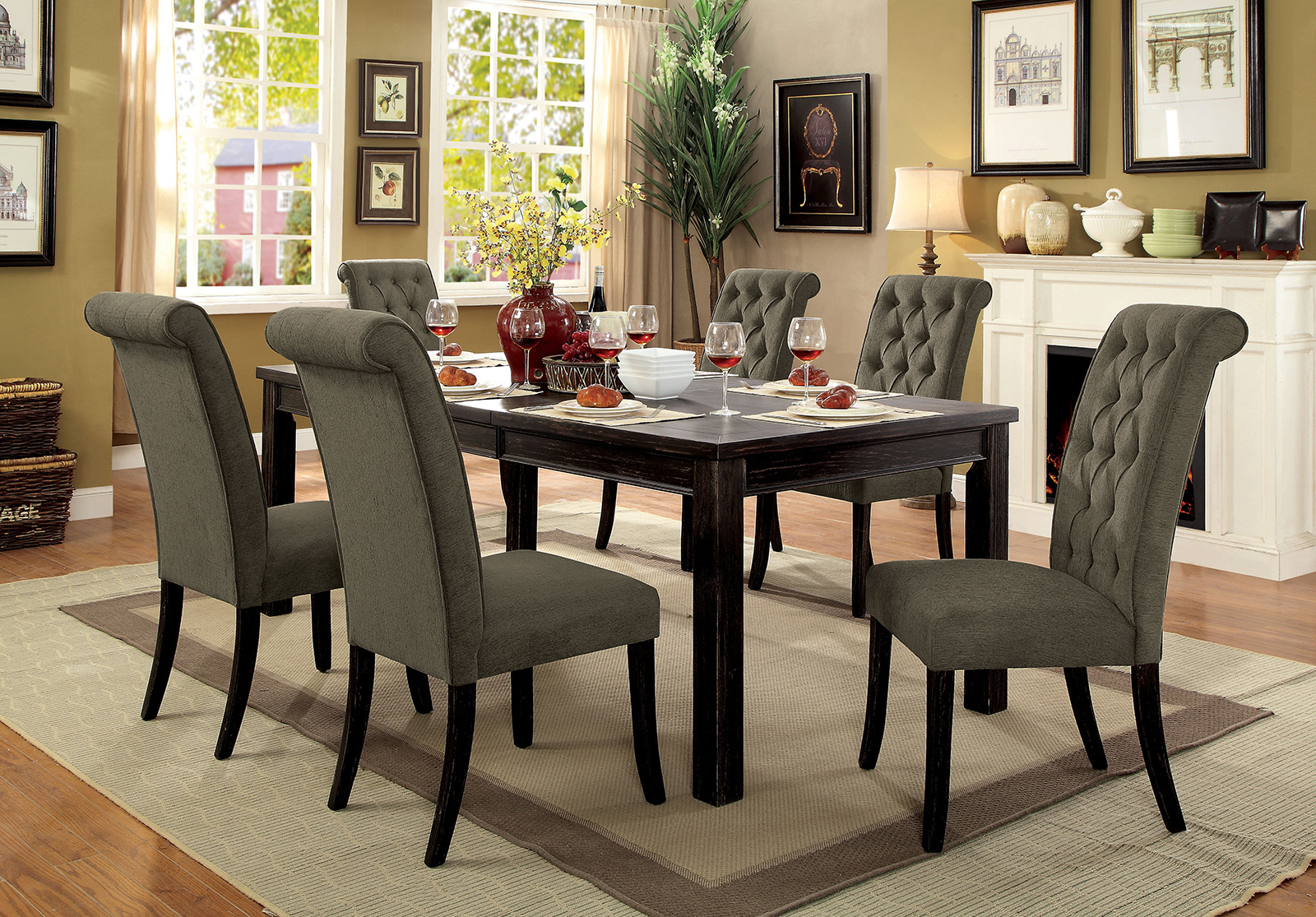 liquidationspots.com: 7 Pc. Dining Table Set
