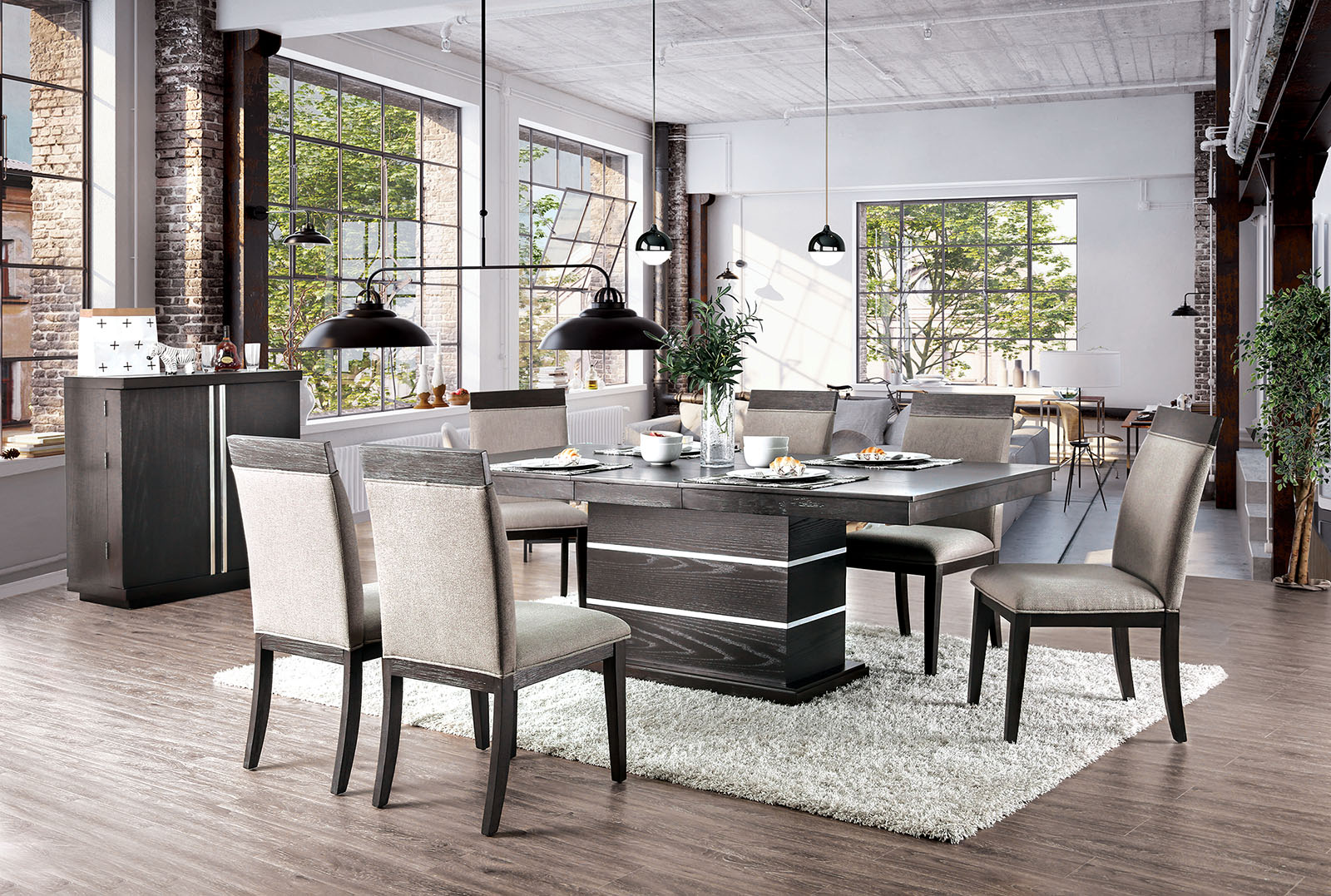 liquidationspots.com: 7 Pc. Dining Table Set