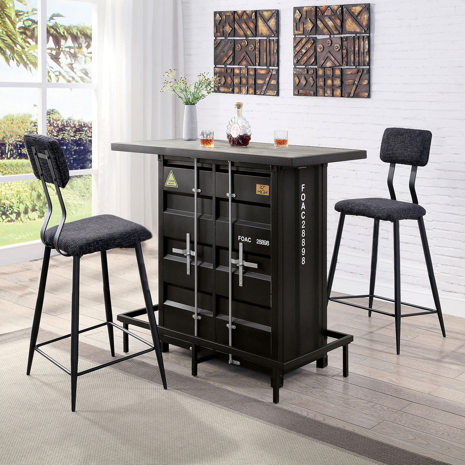 liquidationspots.com: 3 Pc. Bar Table Set