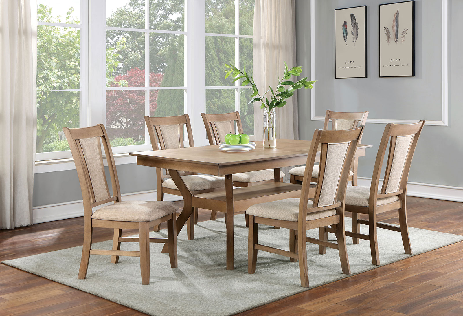 liquidationspots.com: 7 Pc. Dining Table Set
