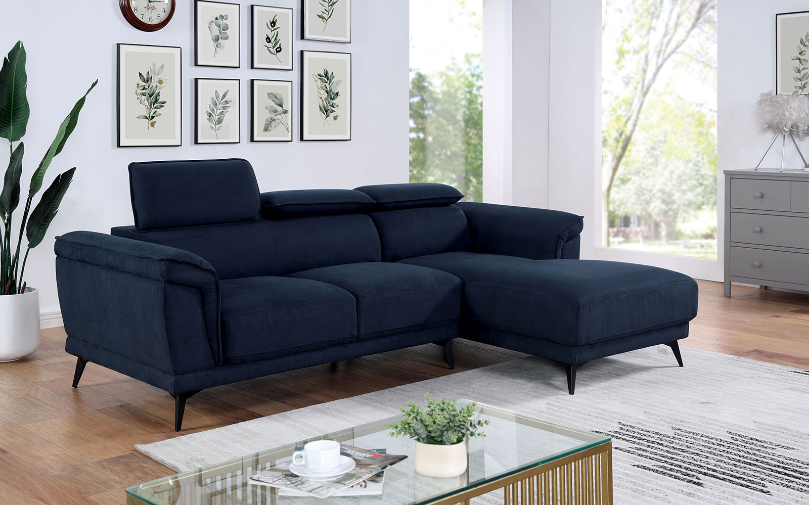 liquidationspots.com: Sectional, Navy
