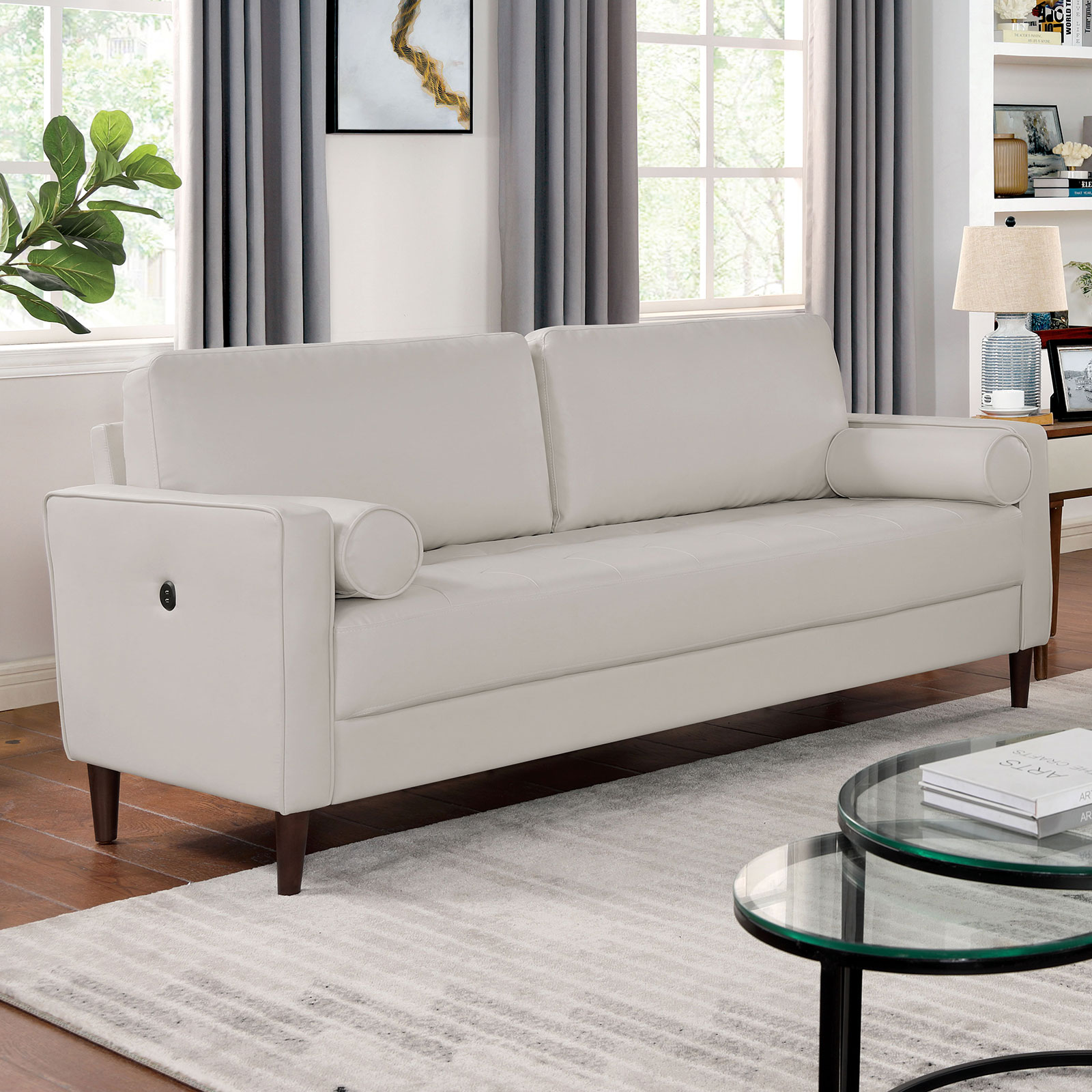 liquidationspots.com: Sofa, Off-White