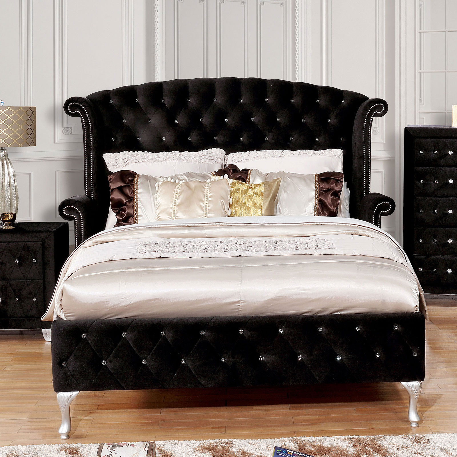 liquidationspots.com: Queen Bed, Black