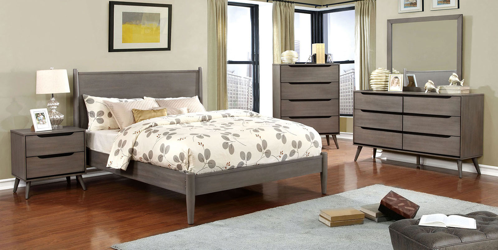 liquidationspots.com: 4 Pc. Twin Bedroom Set