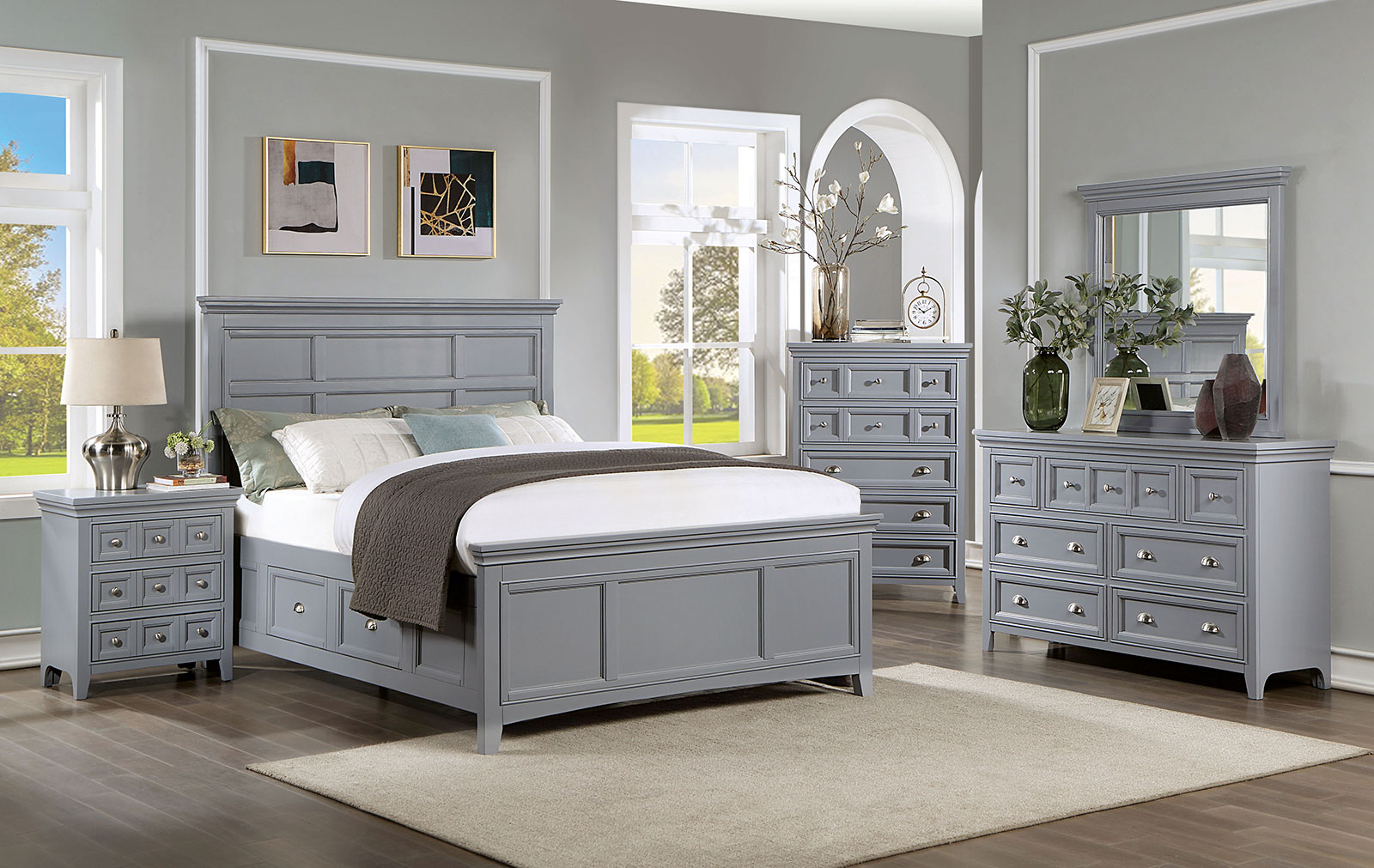 liquidationspots.com: 4 Pc. Full Bedroom Set