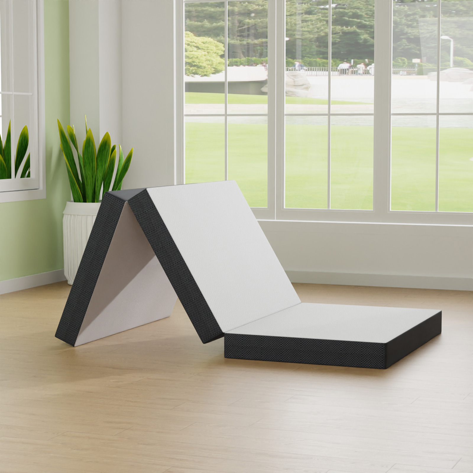 liquidationspots.com: 4" Twin Tri-Fold Memory Foam Topper