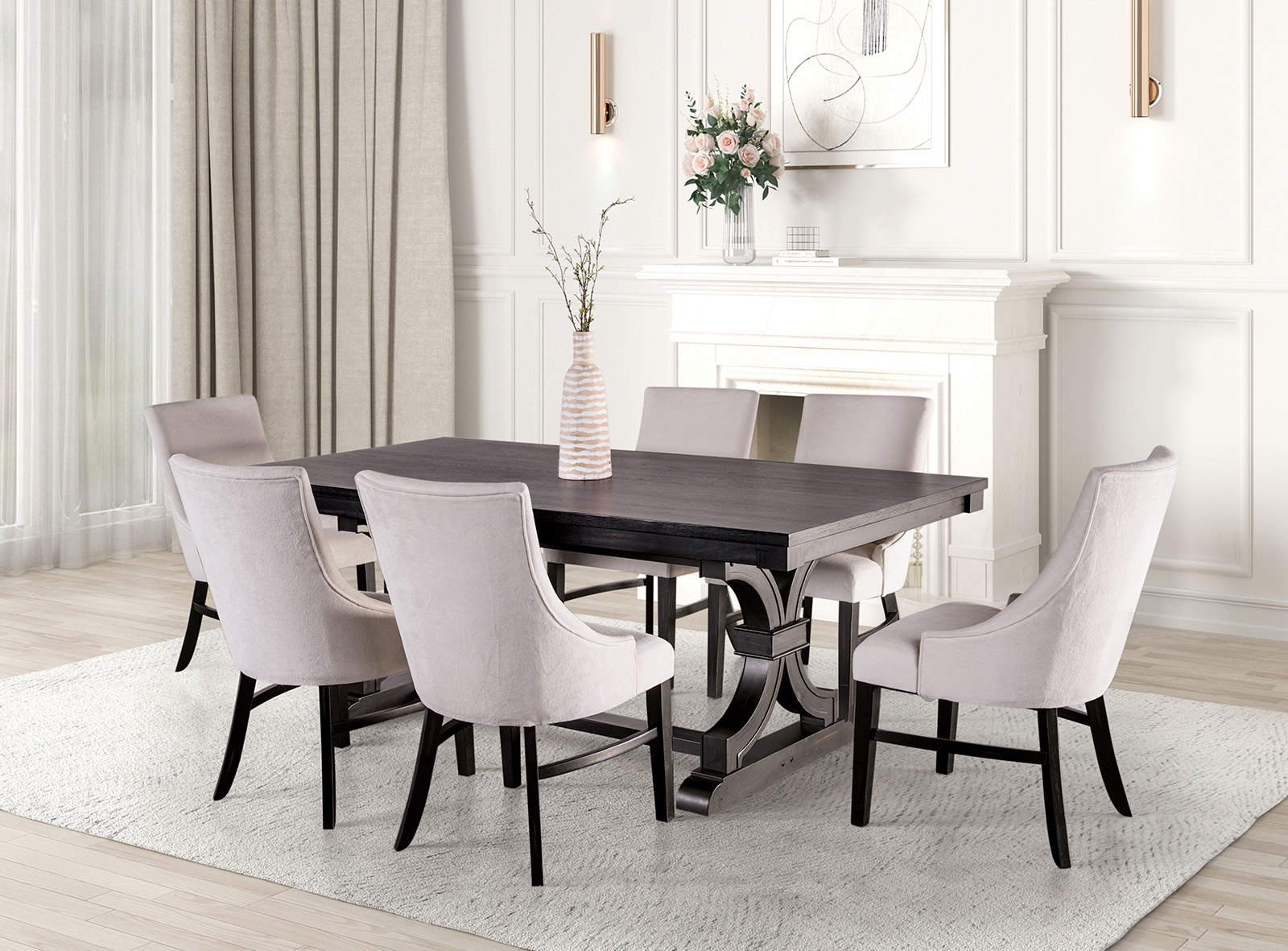 liquidationspots.com: 7 Pc. Dining Table Set