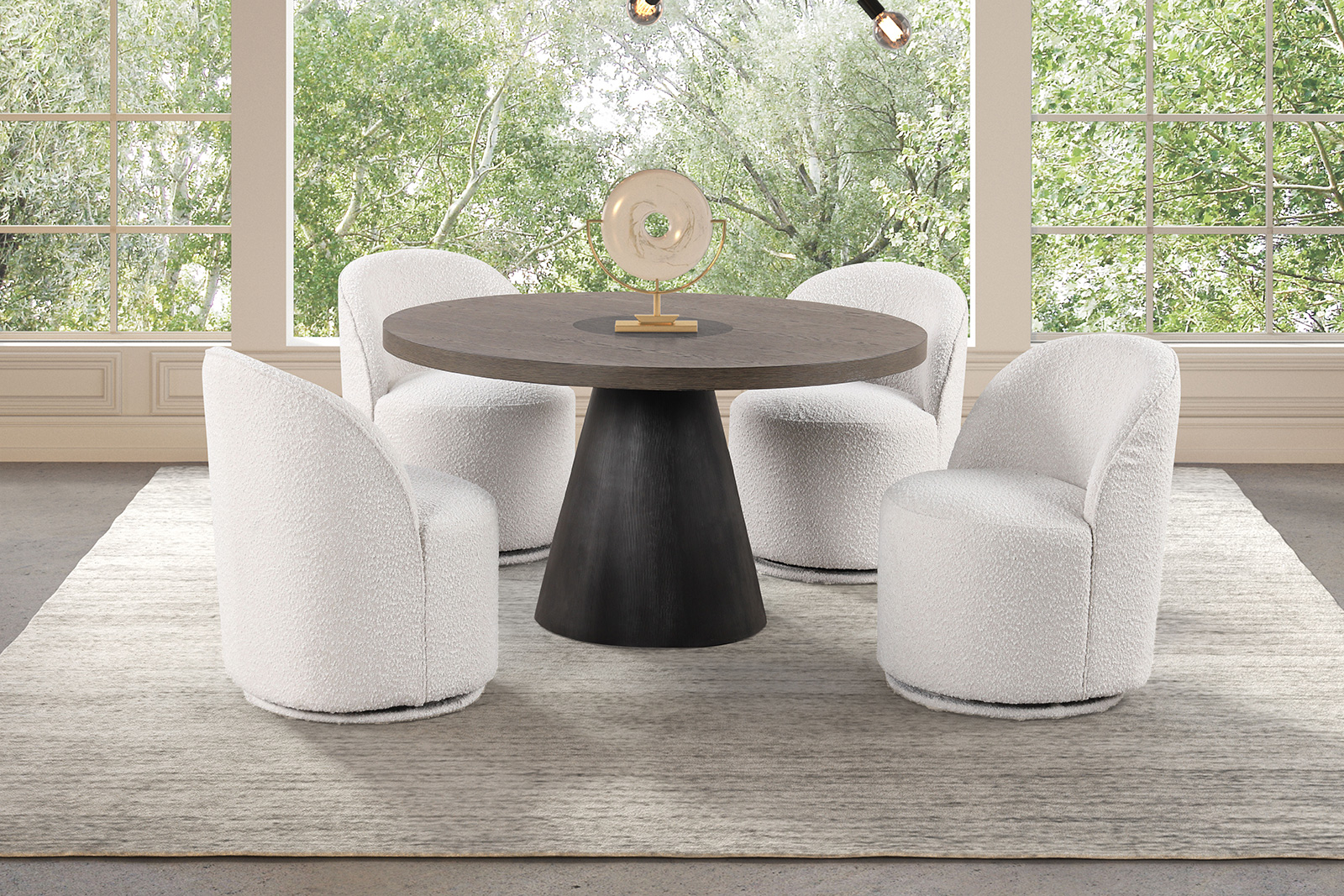 liquidationspots.com: 5 Pc. Round Dining Table Set