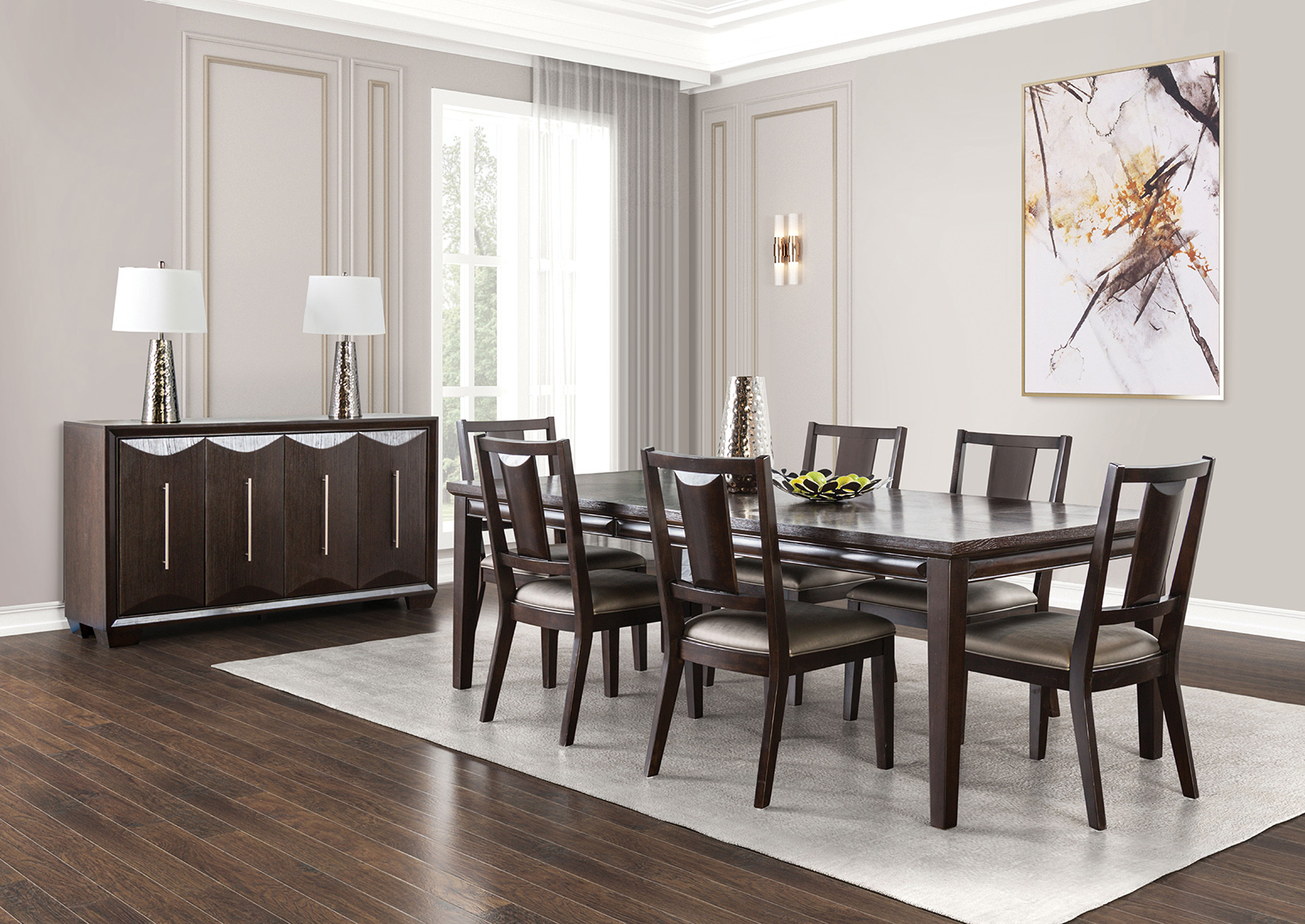 liquidationspots.com: 7 Pc. Dining Table Set