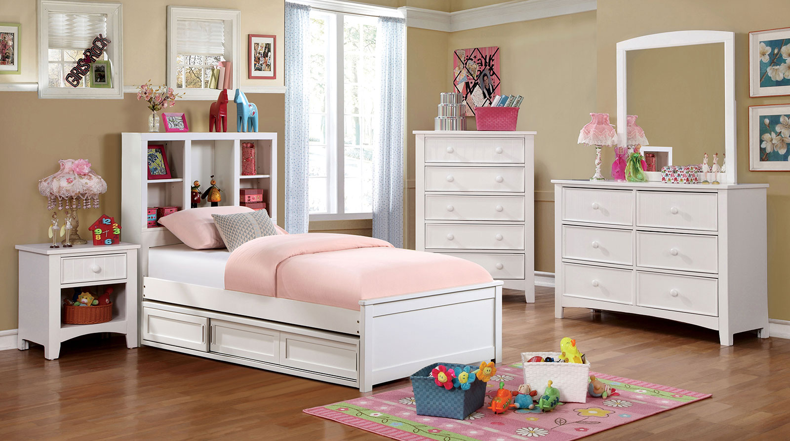 liquidationspots.com: 4 Pc. Full Bedroom Set w/ Storage
