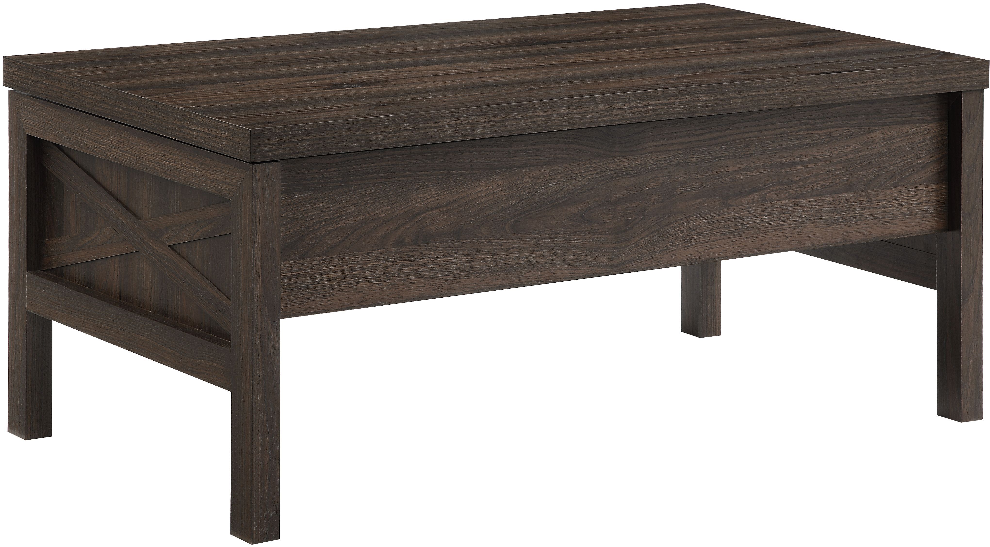 liquidationspots.com: Zola Rectangular Coffee Table w/Lift Top (Walnut Finish)