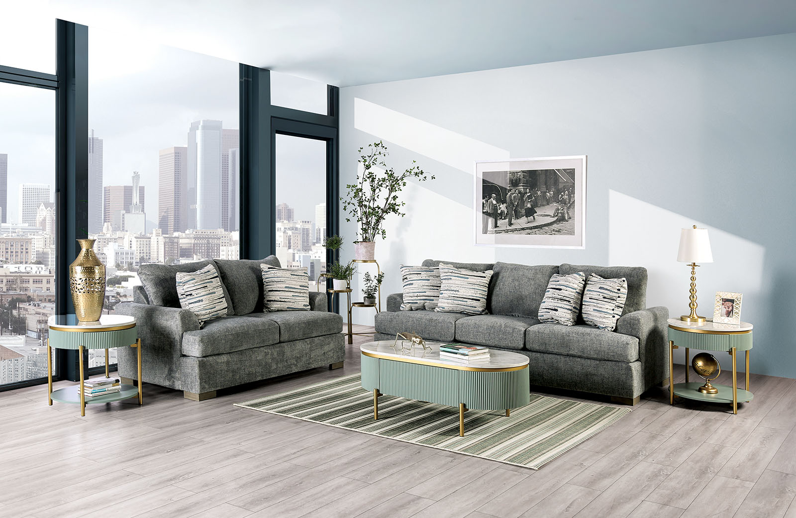 liquidationspots.com: Sofa + Loveseat