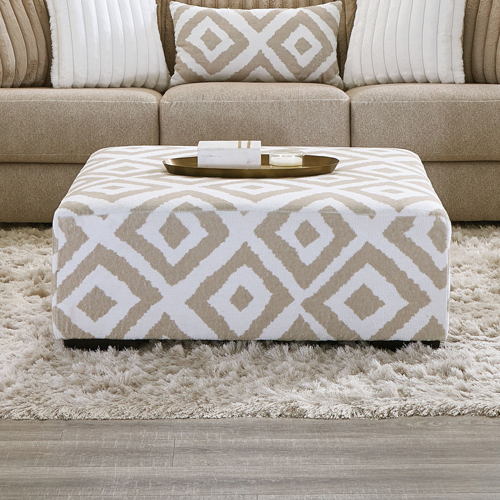 liquidationspots.com: Ottoman, Light Brown