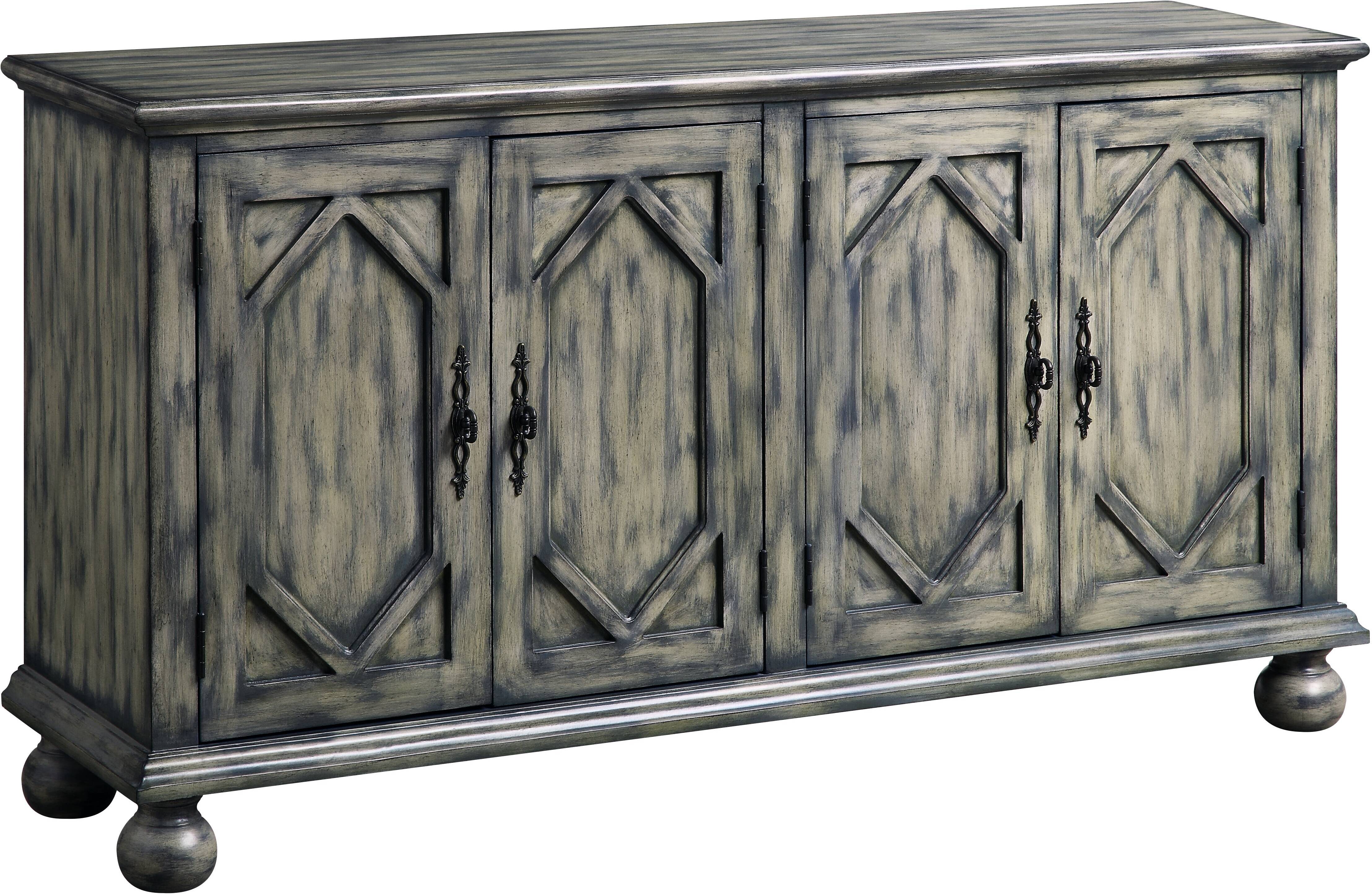 liquidationspots.com: Pavan Rectangular Console Table (Rustic Gray)
